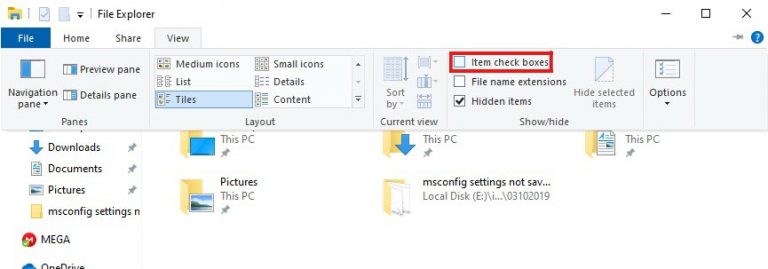 How To Remove Checkbox Icons From Windows 10 Solved
