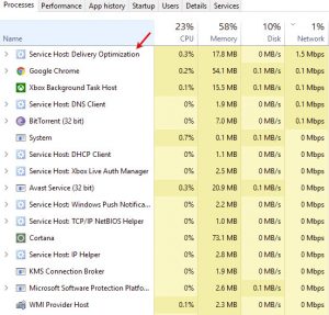Service Host Delivery Optimization: High Network Usage Error [SOLVED]