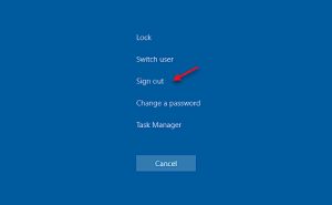 Windows Logoff Shortcut; How To Log Off Windows 10