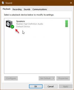 How To Set Default Audio Device Windows 10?