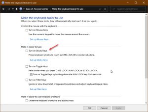 How To Turn Off Sticky Keys In Windows 10? [SOLVED]