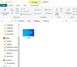 How To Locate Windows 10 Default Wallpaper?