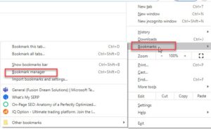 Chrome Bookmarks Not Working - [SOLVED]
