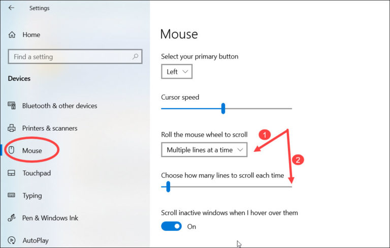 How To Change Mouse Settings In Windows 10?