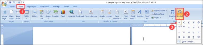 Not Equal Sign On Keyboard – How To Type It On Windows And Mac?