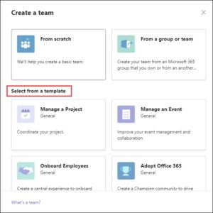 How To Create A Team In Microsoft Teams?