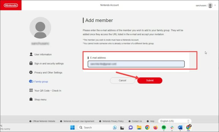How to Add People to The Nintendo Family Plan?