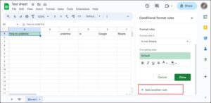 5 Easy Ways To Underline In Google Sheets!