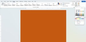How To Change The Background Color In Microsoft Word