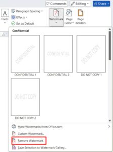 How To Add A Watermark In Microsoft Word Document