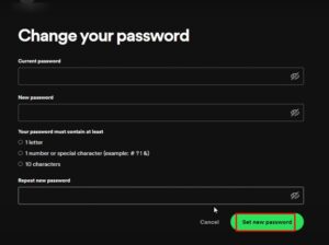 How To Change Your Spotify Password