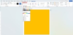 How To Change The Background Color In Microsoft Word