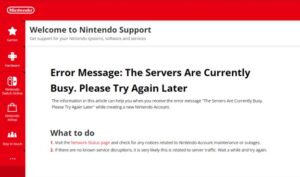 Nintendo Switch Error Code 2618-0513