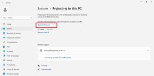 Cast To Device Is Not Working On Windows 11