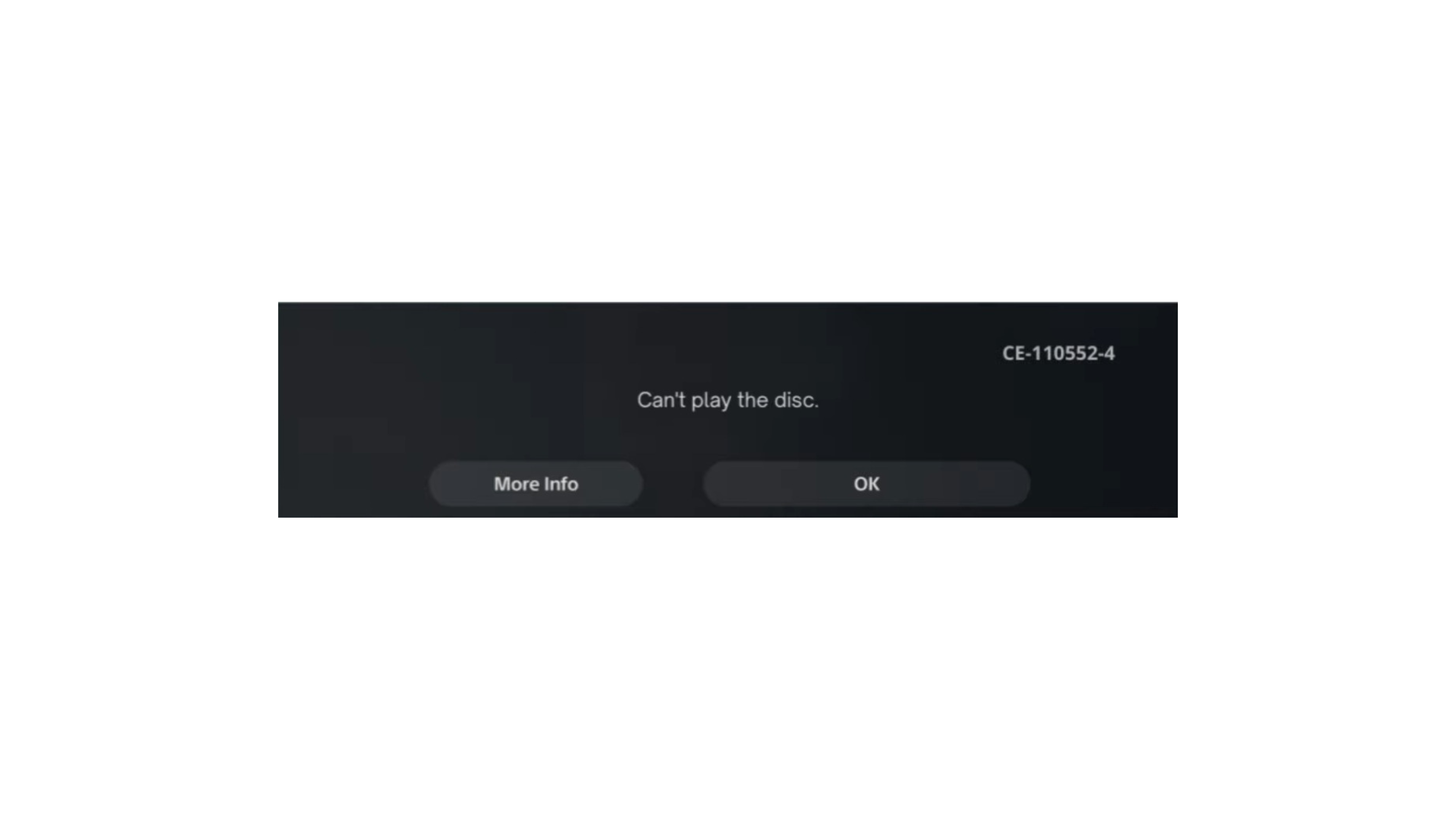How to fix PS5 CE-110552-4 “Failed to read the disc”
