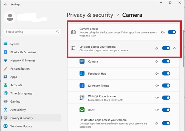 Fixing “We Can't Find Your Camera” Error on Windows 11