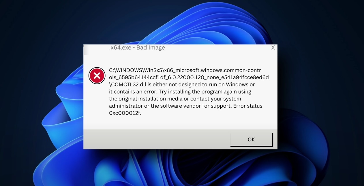 Fix: "Bad Image" error (0xC000012F) on Windows 11