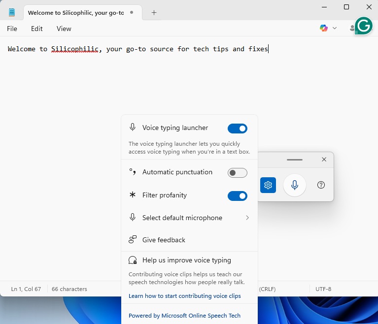 How to Voice Type in Windows and Google Docs
