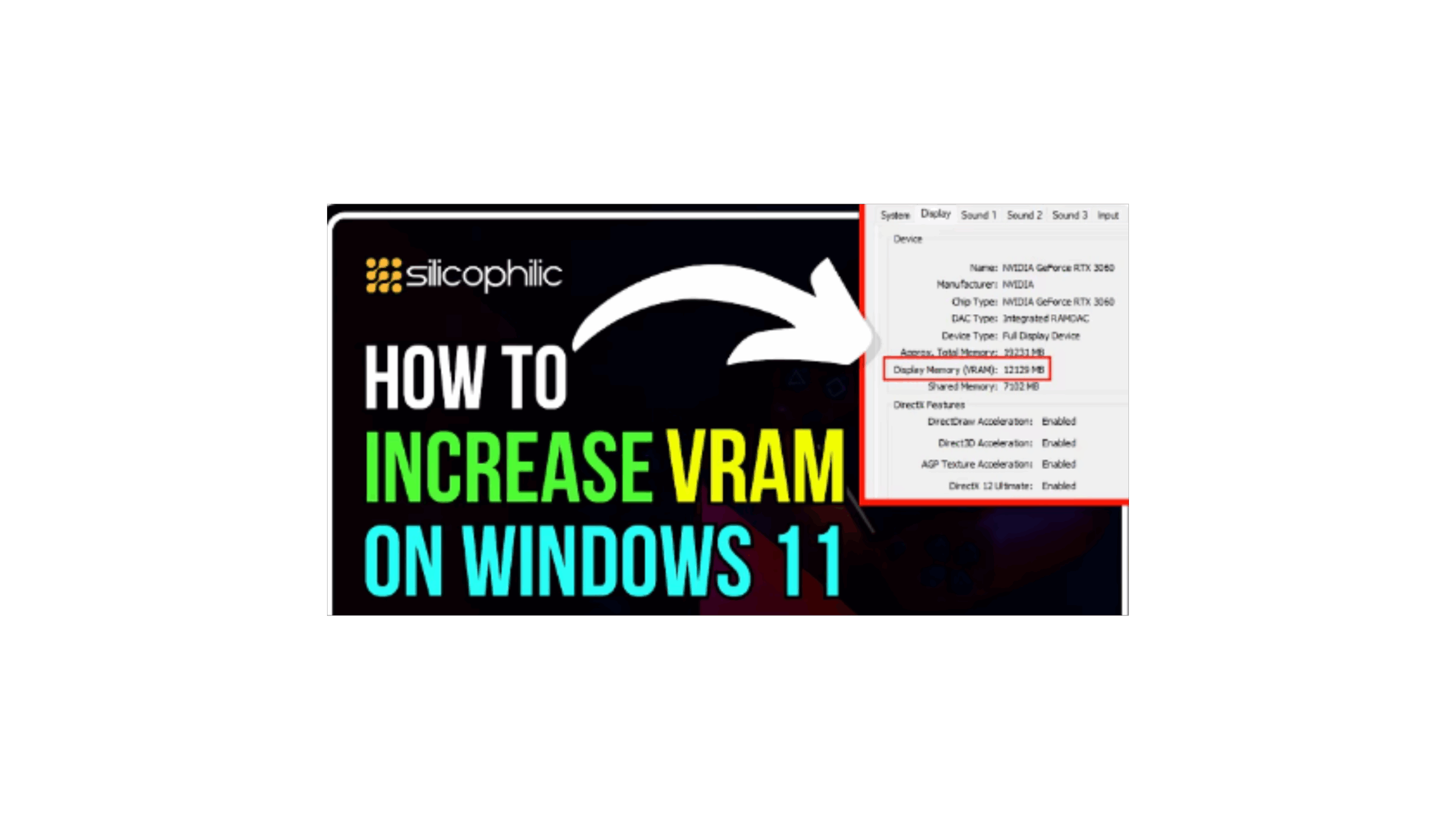 How to Increase VRAM (Video RAM) in Windows 11