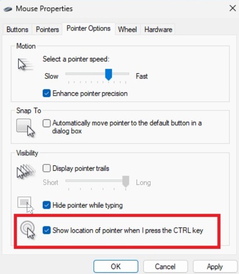 How To Highlight Mouse Cursor on Windows 11 In 2025