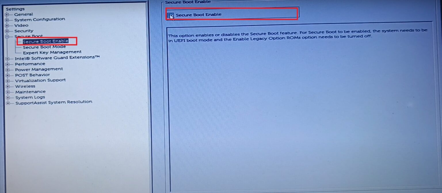 Fix Legacy Boot Option Grayed Out