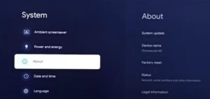 Reset Chromecast Voice Remote