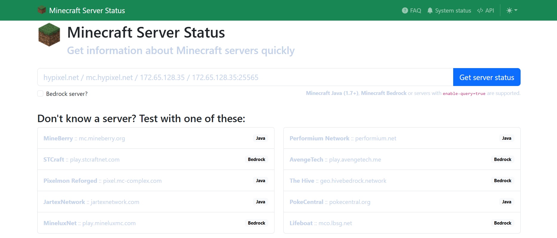 Creeper Error Code in Minecraft